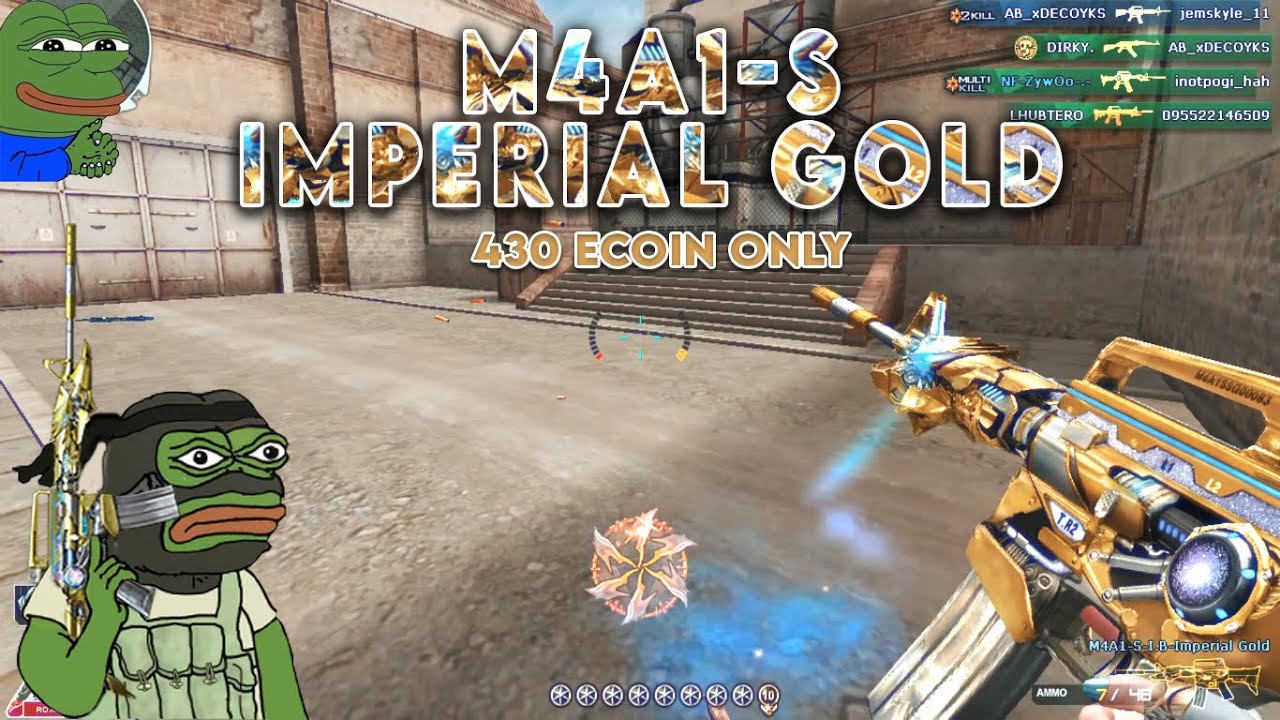 Crossfire PH | M4a1-S- Imperial Gold - Experience - Free For All Match ...