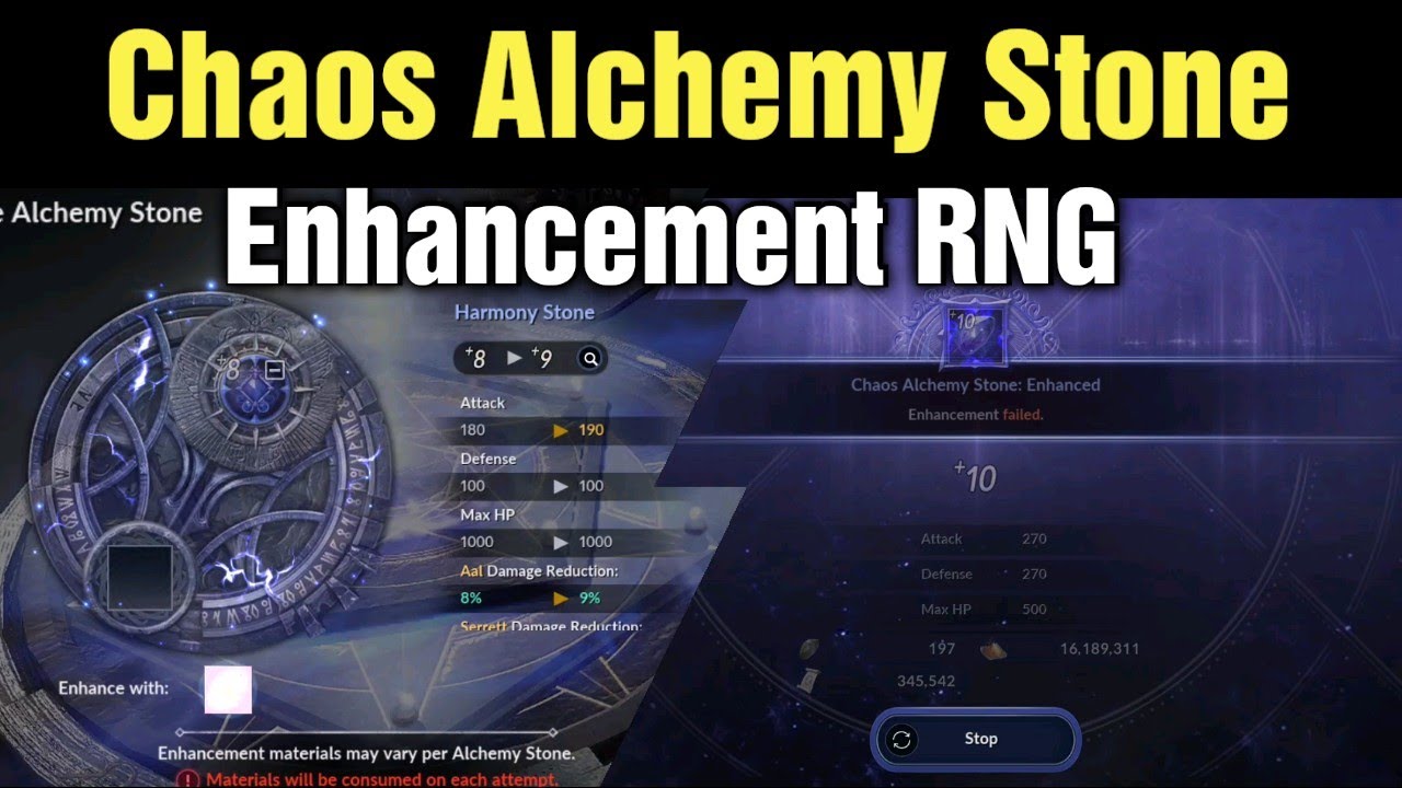 Black Desert Mobile Chaos Alchemy Stone Enhancement - Is It Worth It ...