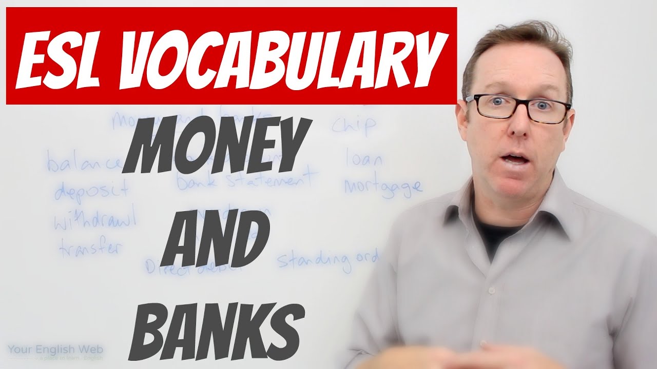 English lesson - Words to talk about MONEY and BANKS - palabras en ...