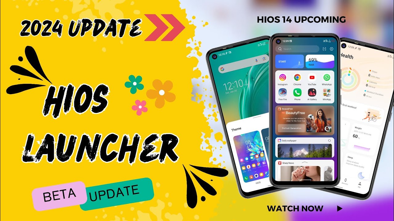 Tecno mobile HiOS Launcher 14 Update 2024 - YouTube