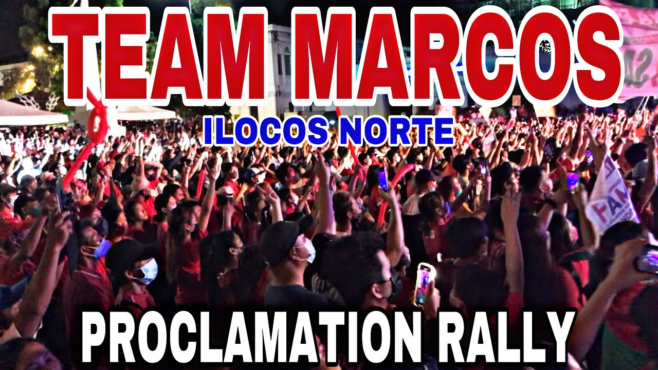 (Part 2) TEAM MARCOS PROCLAMATION RALLY in LAOAG CITY ILOCOS NORTE/RHEY ...