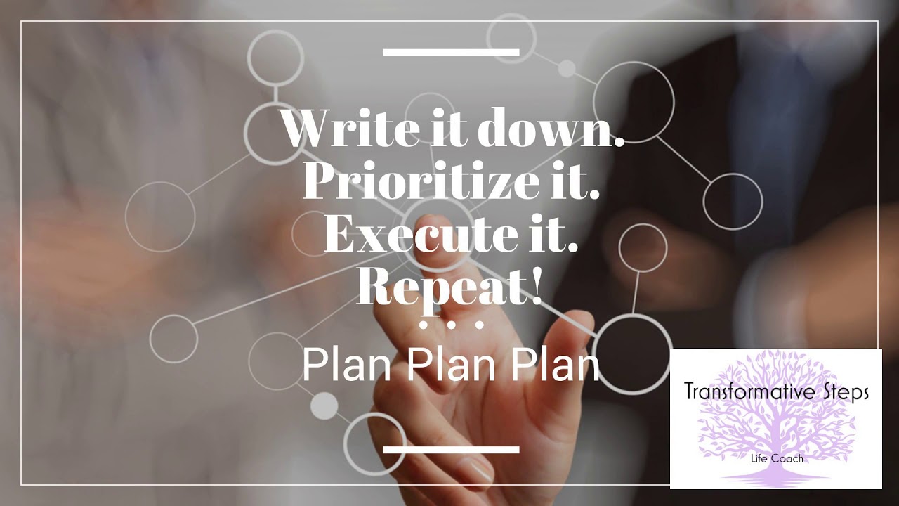 Write it down. Prioritize it. Execute it. Repeat! - YouTube