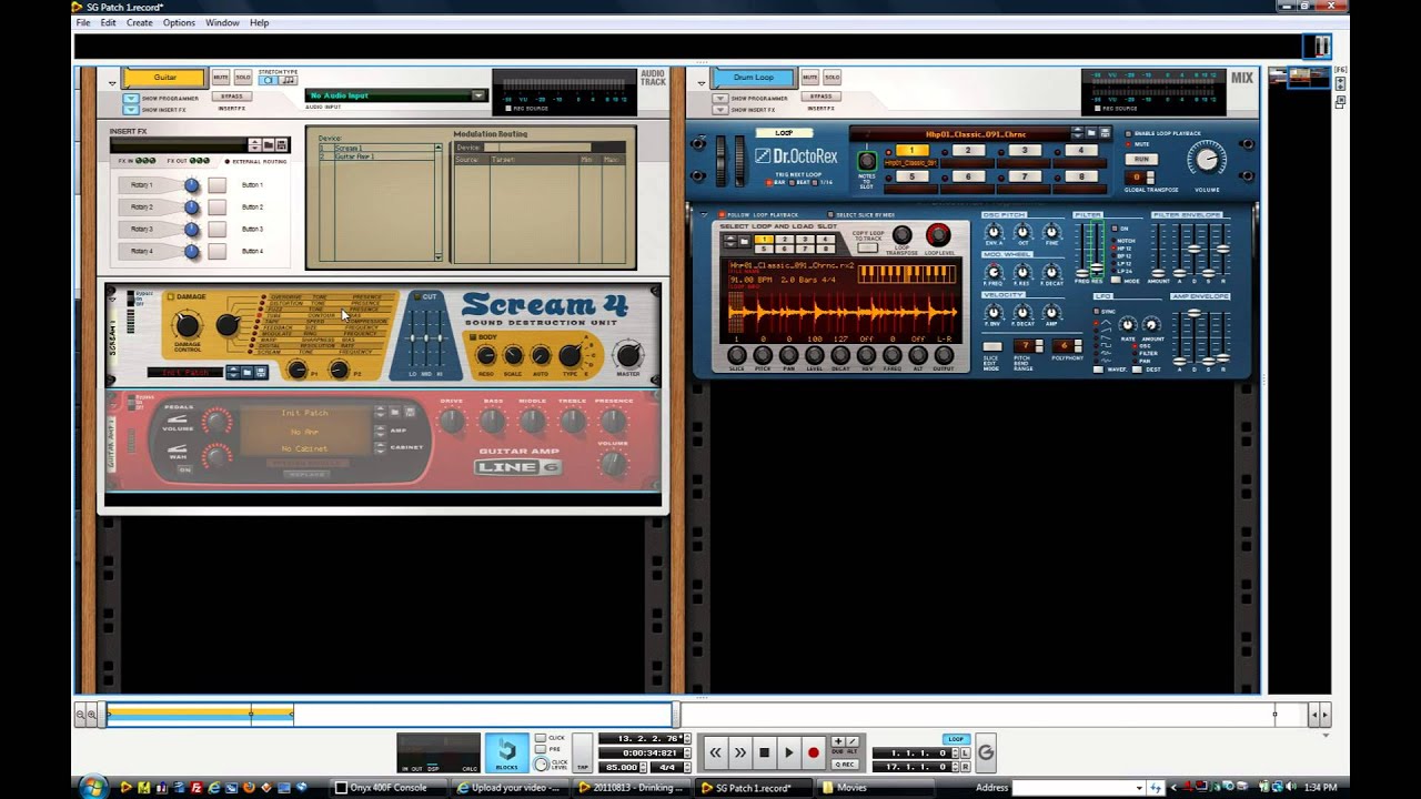Propellerhead Reason and Record Tutorial - Rhythmic Bandpass Effect Box ...