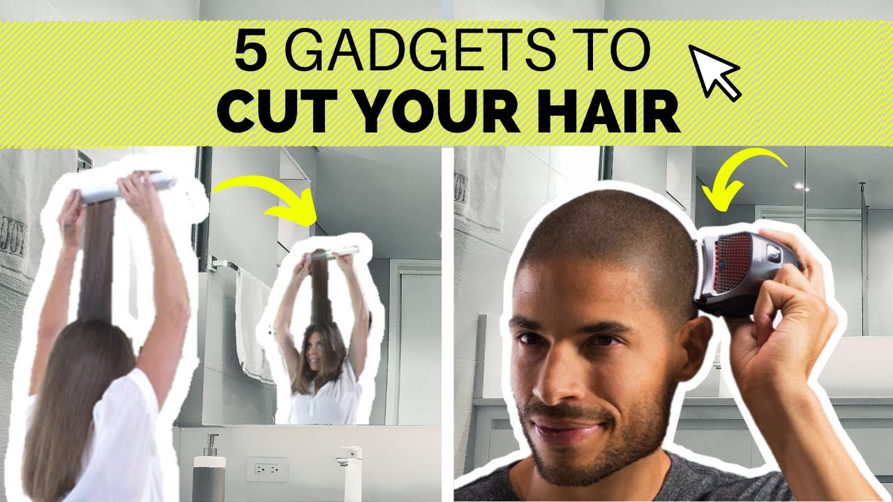 How to CUT YOUR OWN HAIR [5 Helpful Gadgets] 💈 - YouTube