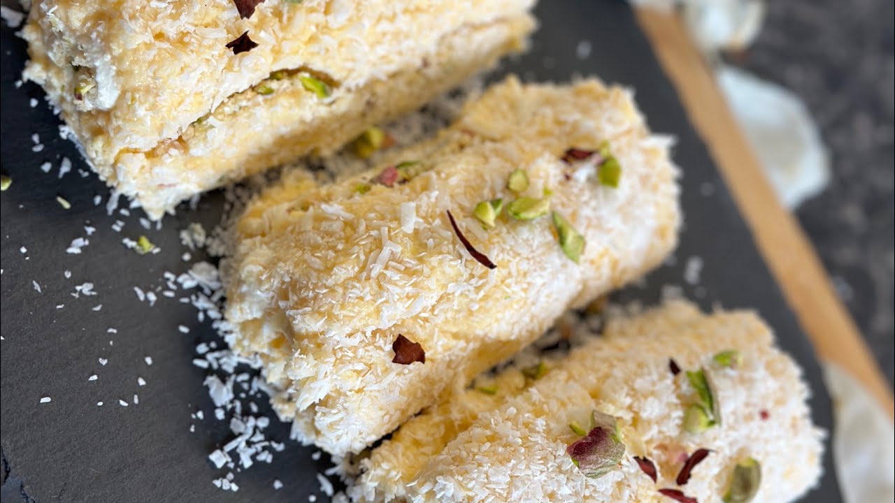 Turkish custard Roll || Quality and Easy dessert - YouTube