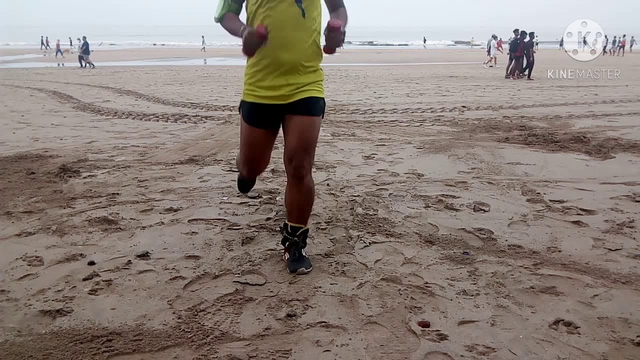 Beach or Sand Running/ training by Indian Athletes - YouTube