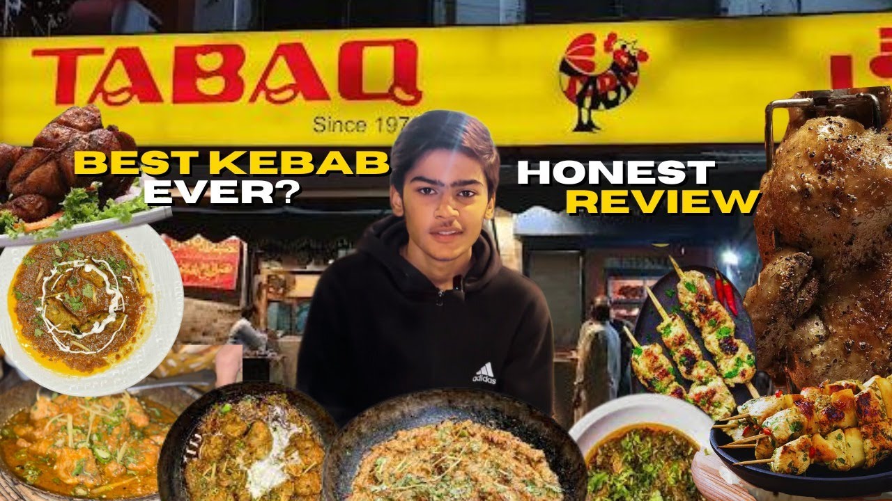 EXPLORING TABAQ RESTAURANT IN LAHORE |DESI FOOD POINT |RESHAMI KEBAB ...
