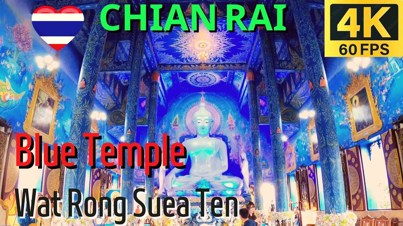 Chiang Rai White & Blue Temple - Thailand WalkingTour - December 2022 ...