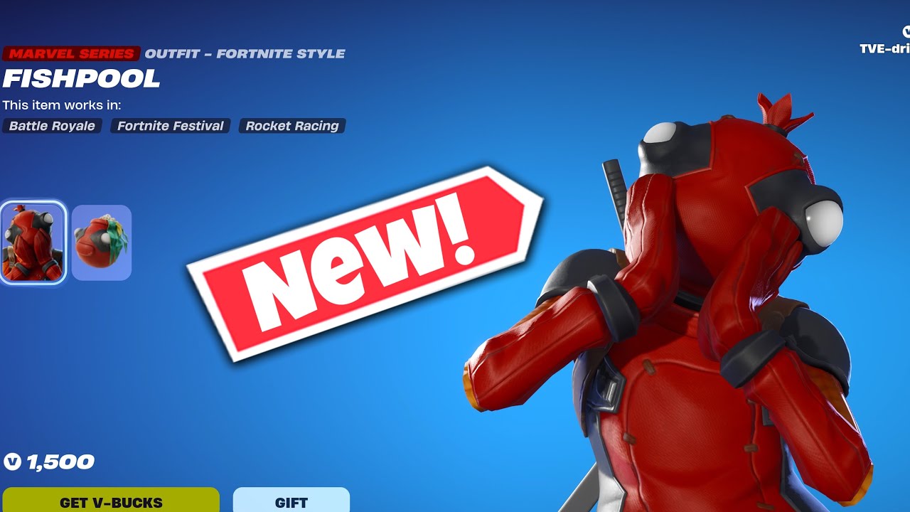 NEW FISHPOOL SKIN(FORTNITE OCTOBER 29th,2024) - YouTube