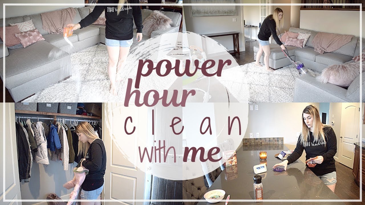 SUMMER POWER HOUR // ONE HOUR SPEED CLEAN // CLEAN WITH ME // EXTREME ...