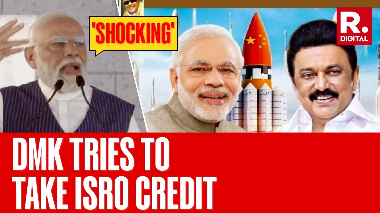 Chinese Rocket In DMK Ad, PM Modi And Annamalai Launch Attack - YouTube