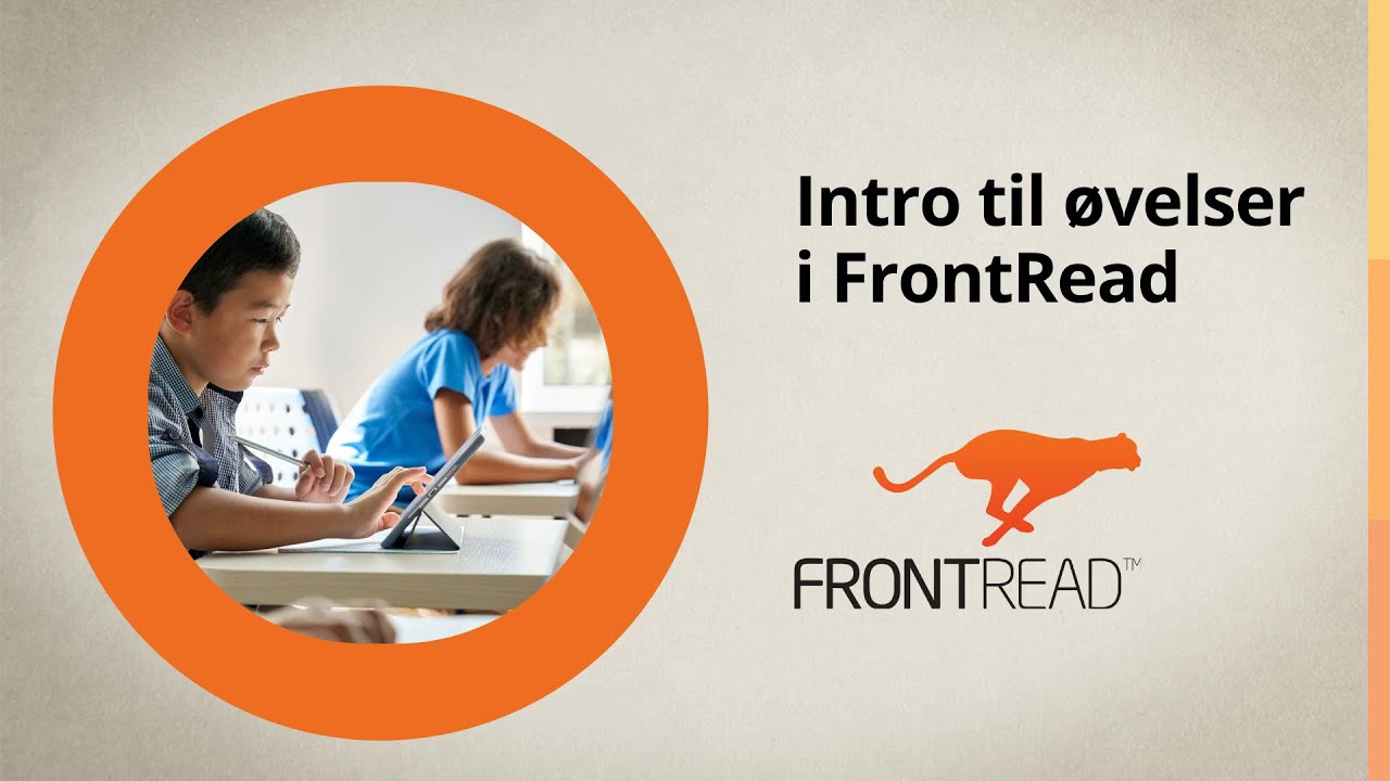 Videoguide #2: Intro til øvelser i FrontRead - YouTube