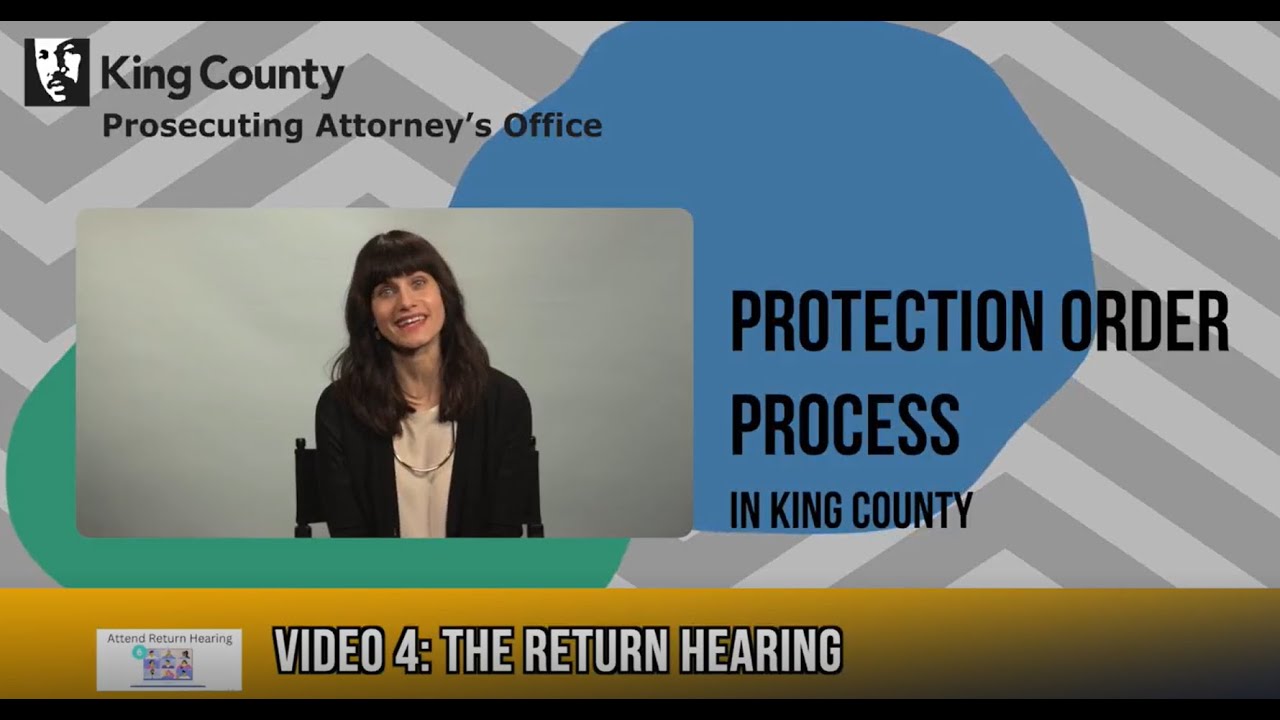 Protection Order Process Video 4: The Return Hearing - YouTube
