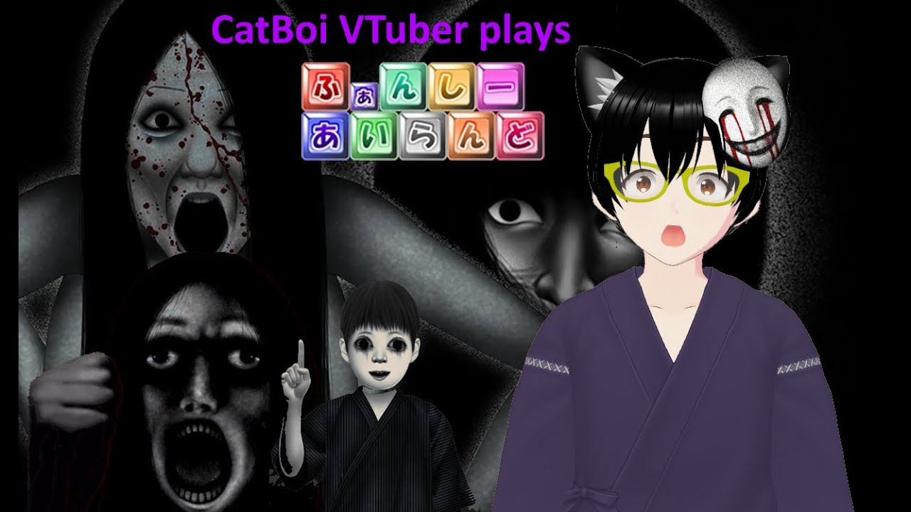 Purple Catboy VTuber explores a Scary Japanese Website - YouTube