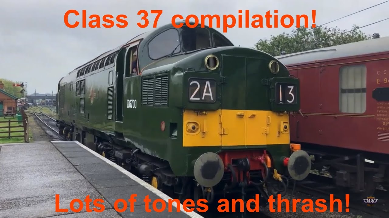 Class 37 compilation! Lots of tones and thrash! - YouTube