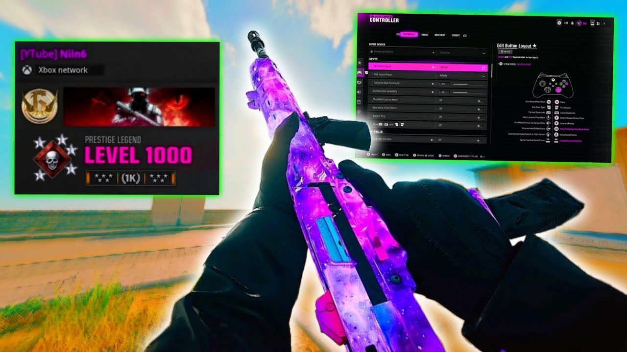 Level 1000 Advanced Movement Settings for Warzone 👑 - YouTube