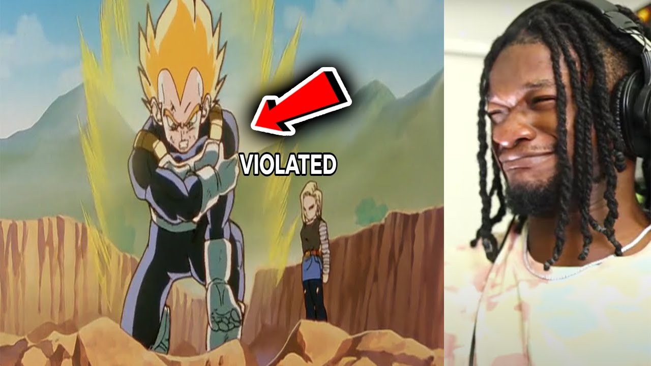 Android 18 VIOLATES VEGETA (REACTION) - YouTube
