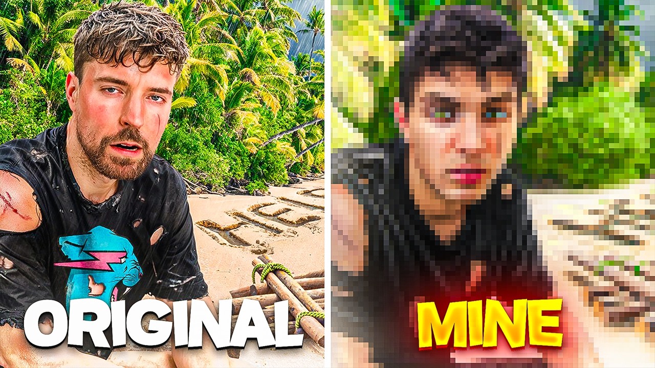 I Recreated MrBeast's THUMBNAILS with MY OWN FACE! | Photoshop - YouTube