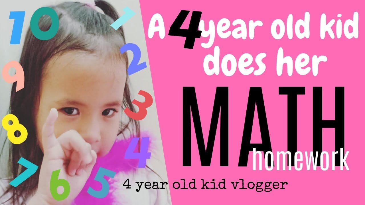 A 4 Year Old Kid Does Her Math Homework YouTube a-4-year-old-kid-does-her-math-homework-youtube