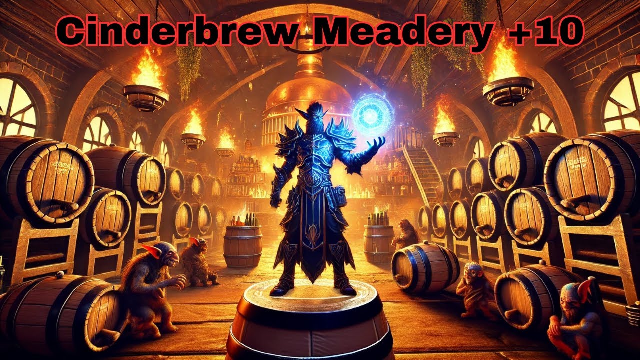 Cinderbrew Meadery +10 | Discipline Priest | Mythic+ Dungeon | WoW TWW ...