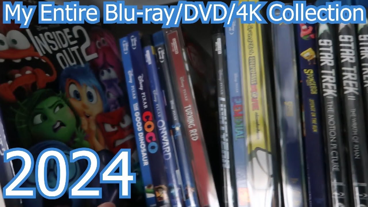 My Entire Blu-ray/DVD/4K Movie Collection 2024 - YouTube
