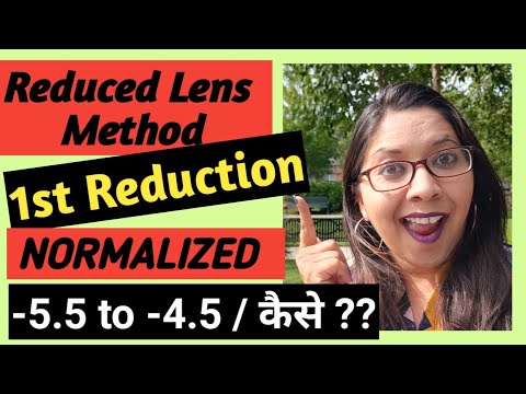 How to make first reduction for normalized |Normalized Glasses ...