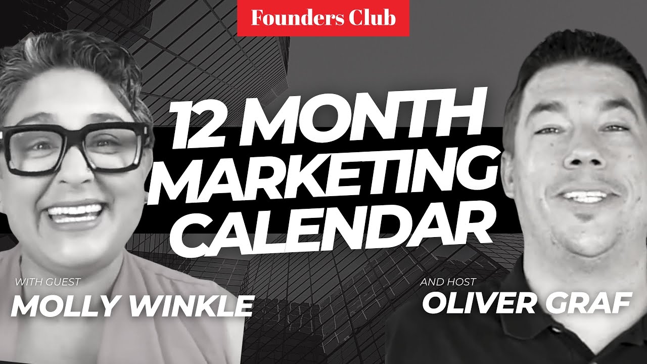 12 Month Marketing Calendar For Realtors 📈🏡 | Founders Club ft. Molly ...