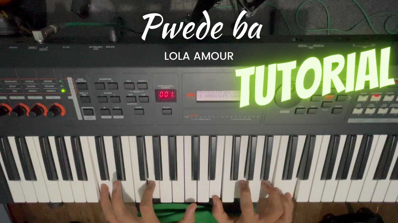 Pwede ba Lola Amour Keyboard Tutorial | Kevin Ron Keys - YouTube