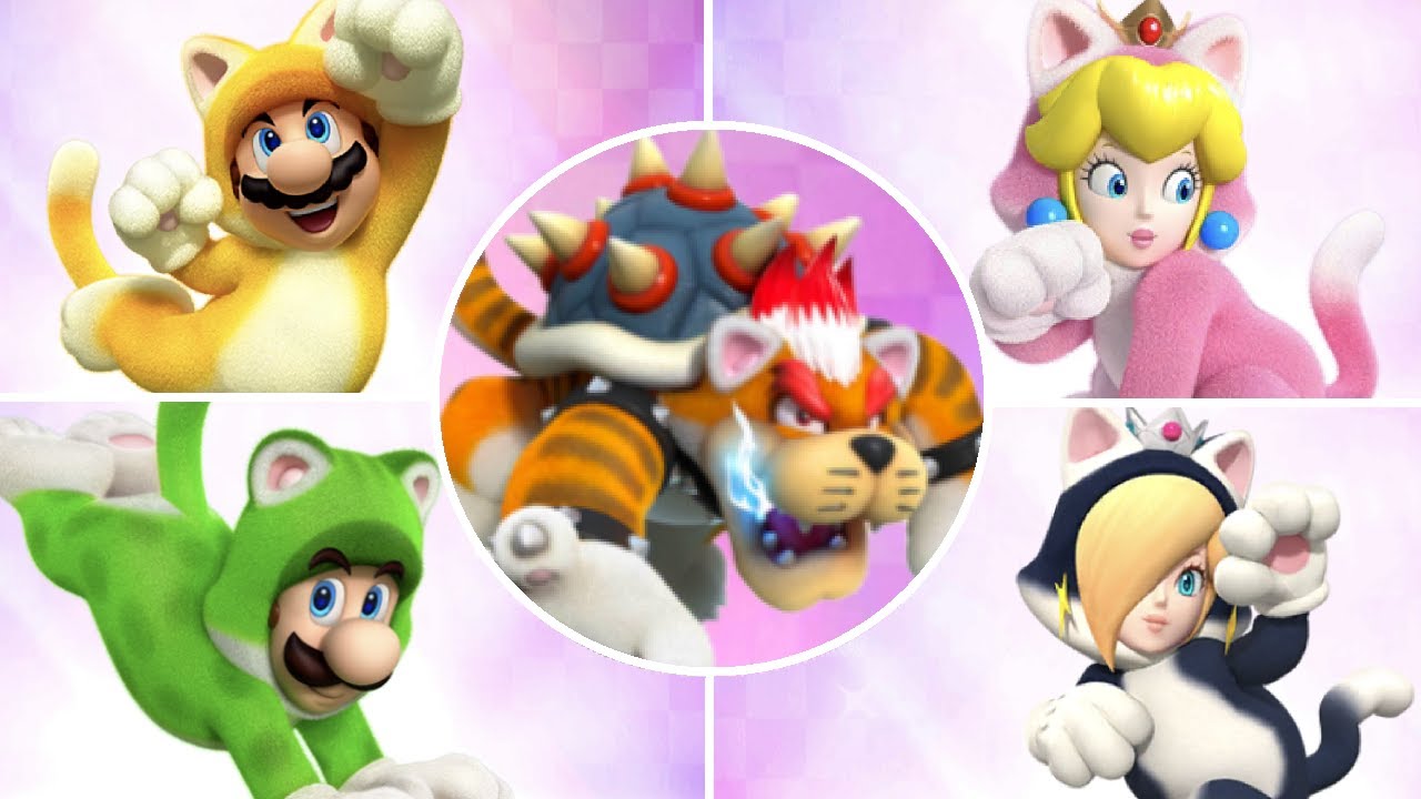 All Cat Characters in Mario Kart Tour - YouTube