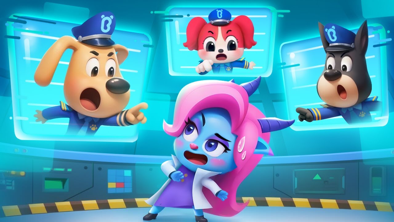 Police Chase Hacker Antel | Fun Adventure | Safety Rules for Kids ...