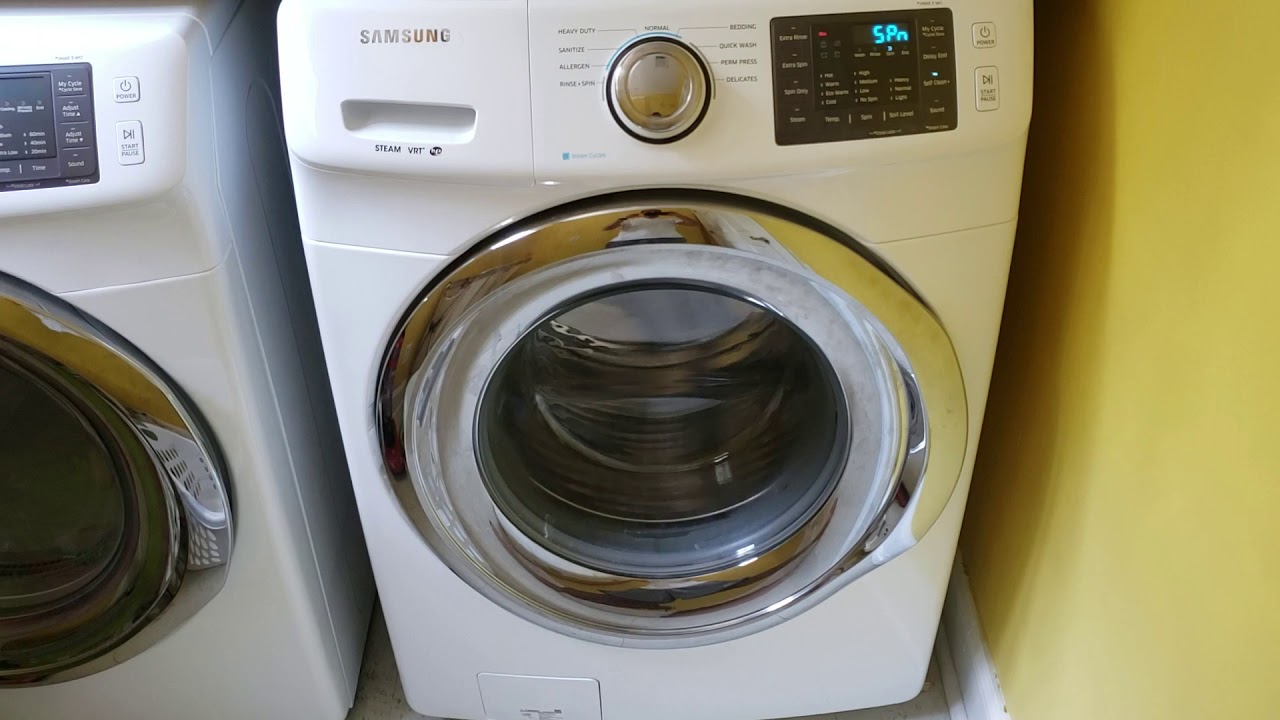 Samsung washer dancing - YouTube