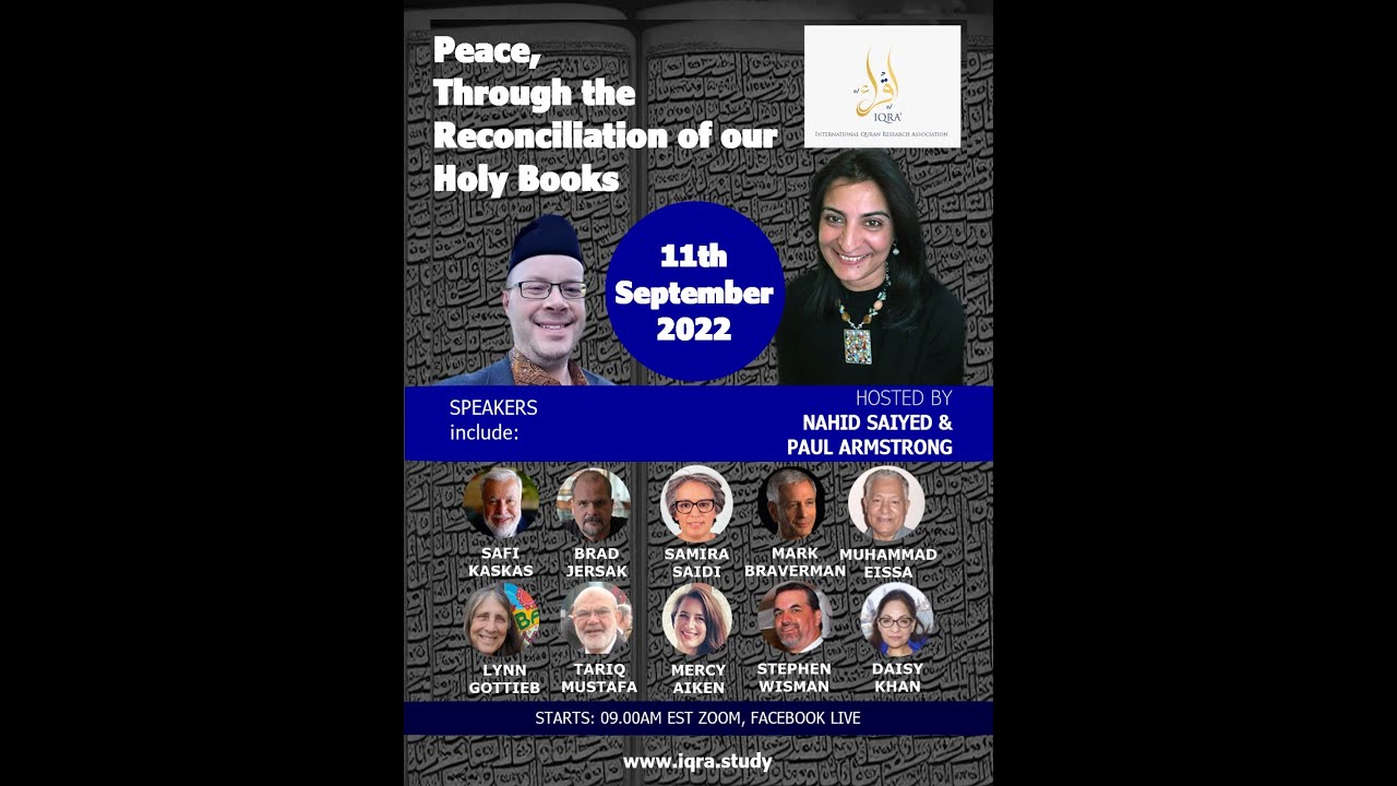 IQRA Peace Conference 2022 - Speech of Tariq Mustafa _ 11.09.2022 - YouTube