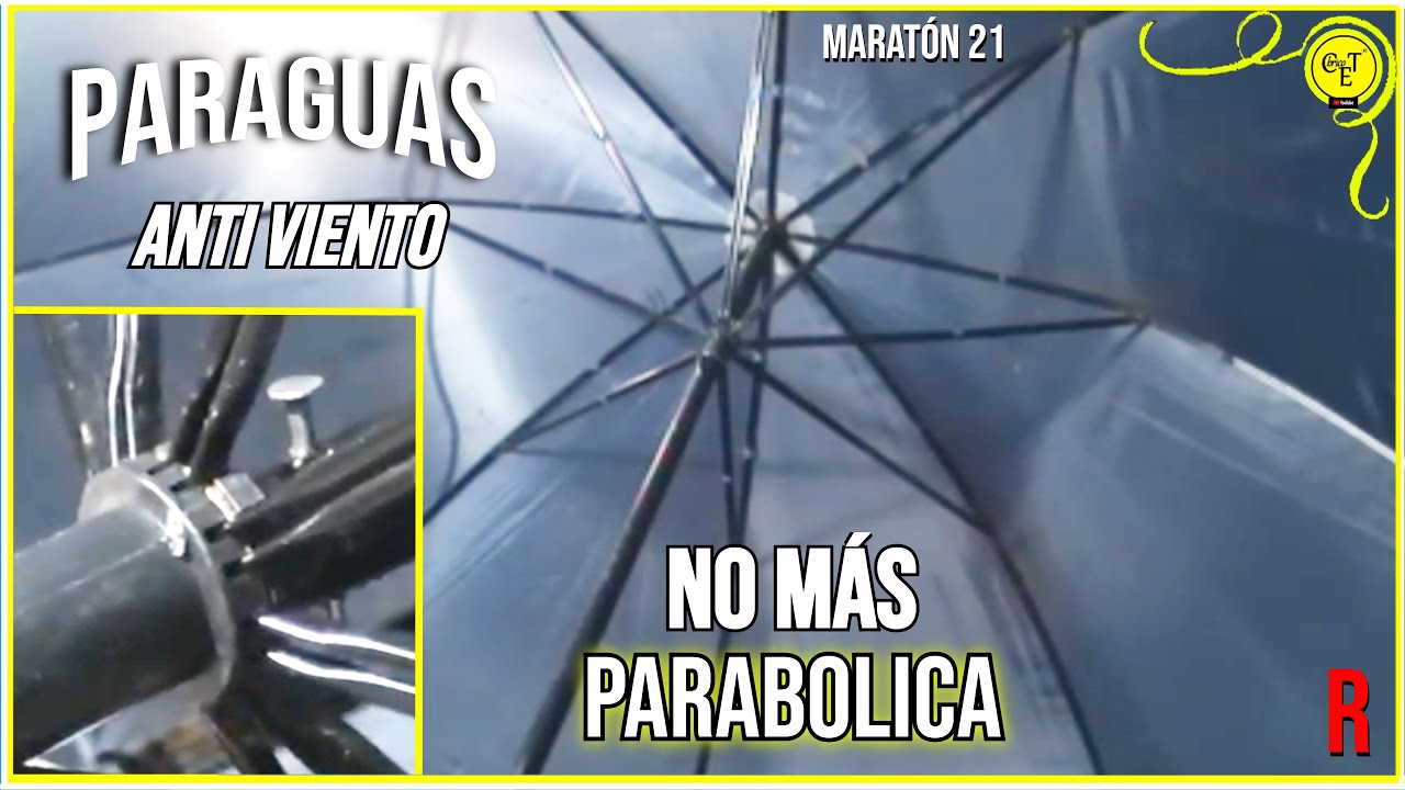Arreglar paraguas con truco anti parabólica - YouTube