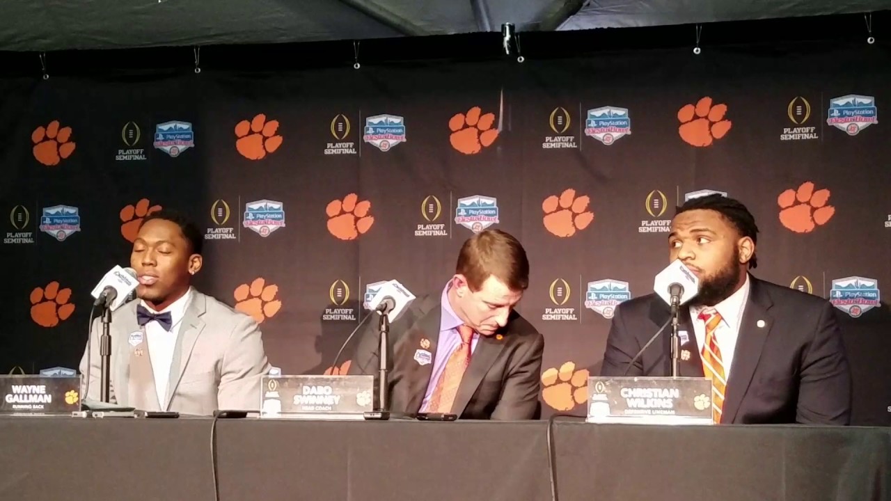 TigerNet.com - Clemson arrival press conference - YouTube