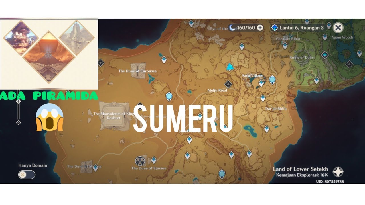 Unlocked All Of Teleport Waypoint In Sumeru (Desert Location) # ...