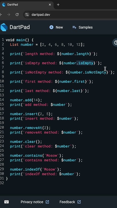 Day 17: List & List Methods in Dart - YouTube