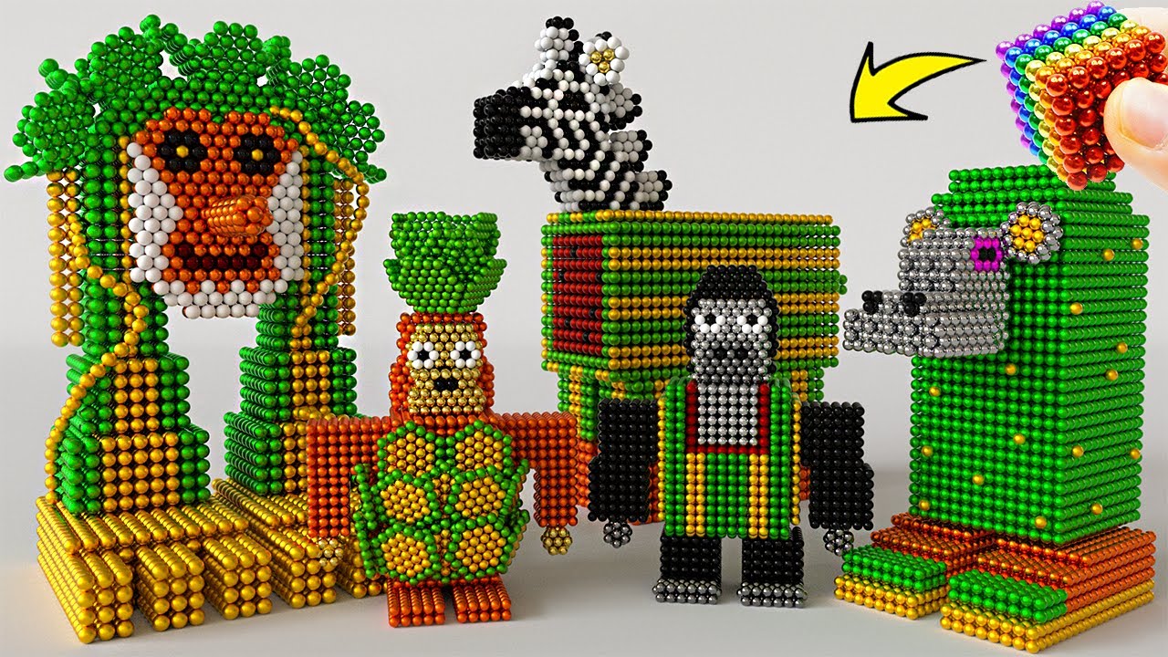 DIY - How To Make Italian Brainrot Animal Characters From Magnetic ...