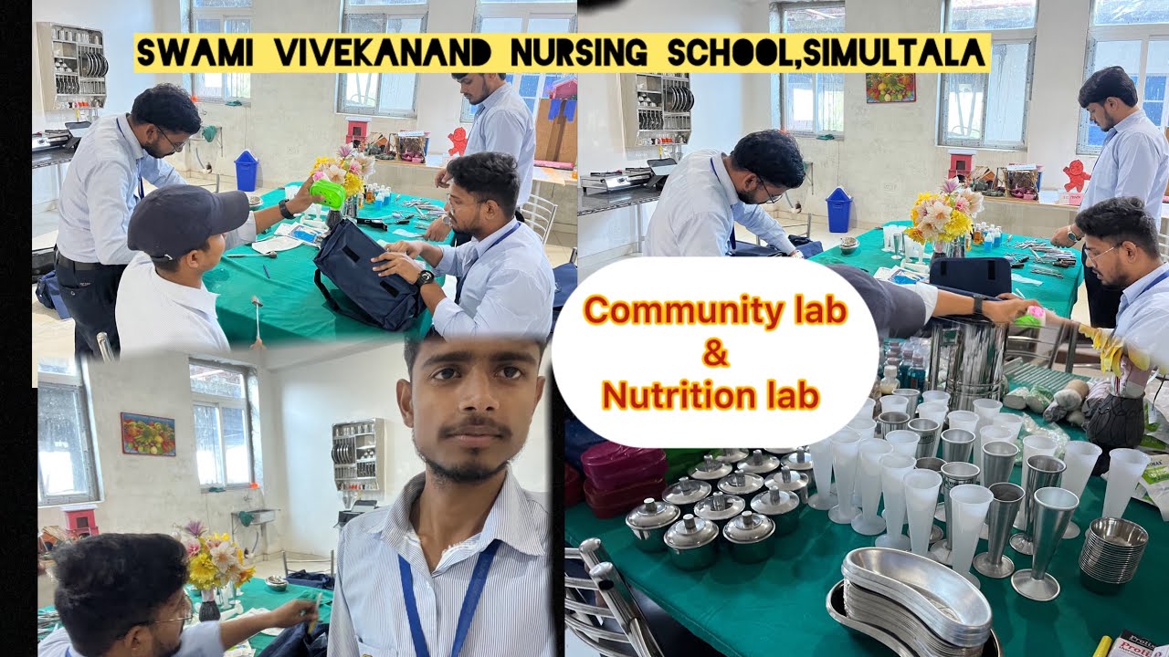 Community lab & nutrition lab !! Bsc nursing|| #bscnursing #school #gnm ...