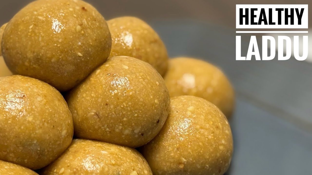 Healthy laddu | Protein rich snack | Peanut sesame laddu recipe | Kids ...