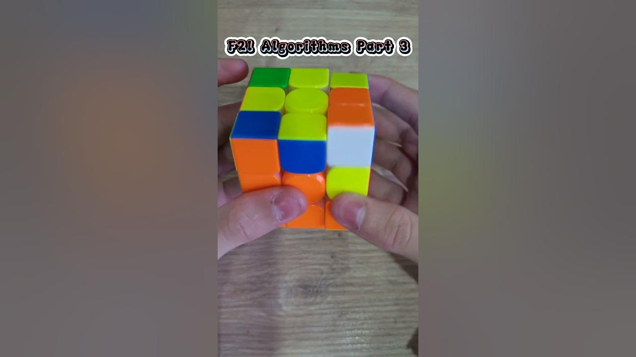 Useful F2l Algorithms Part 1 - YouTube