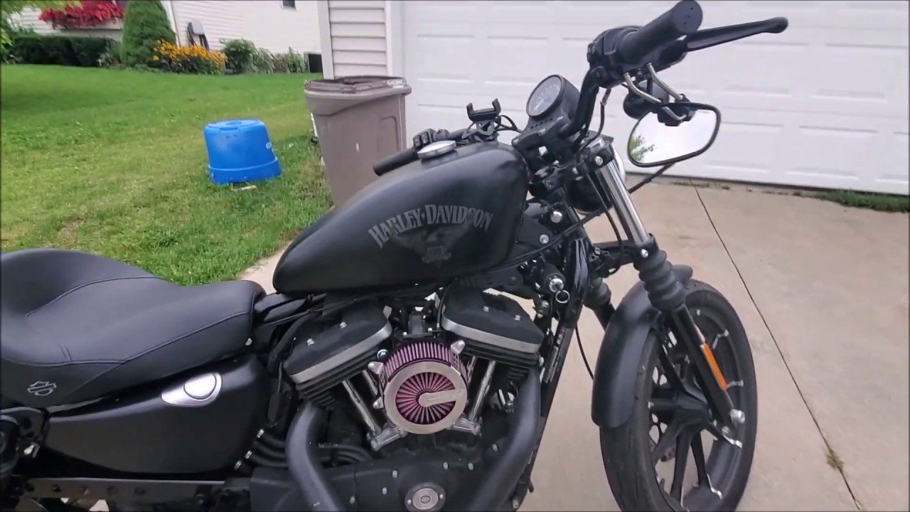 2016 iron 883 high flow intake V02 - YouTube