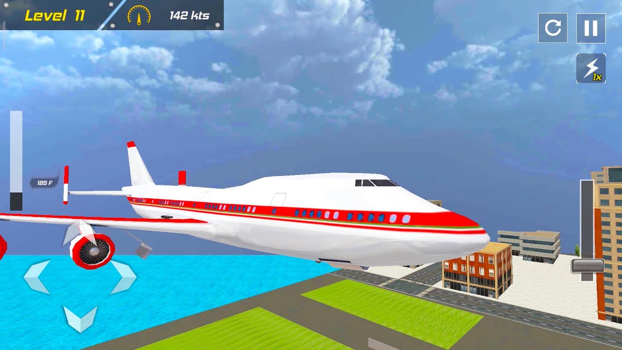 City Airplane Pilot Flight #2 | Android Gameplay | Uncle Funke Games ...