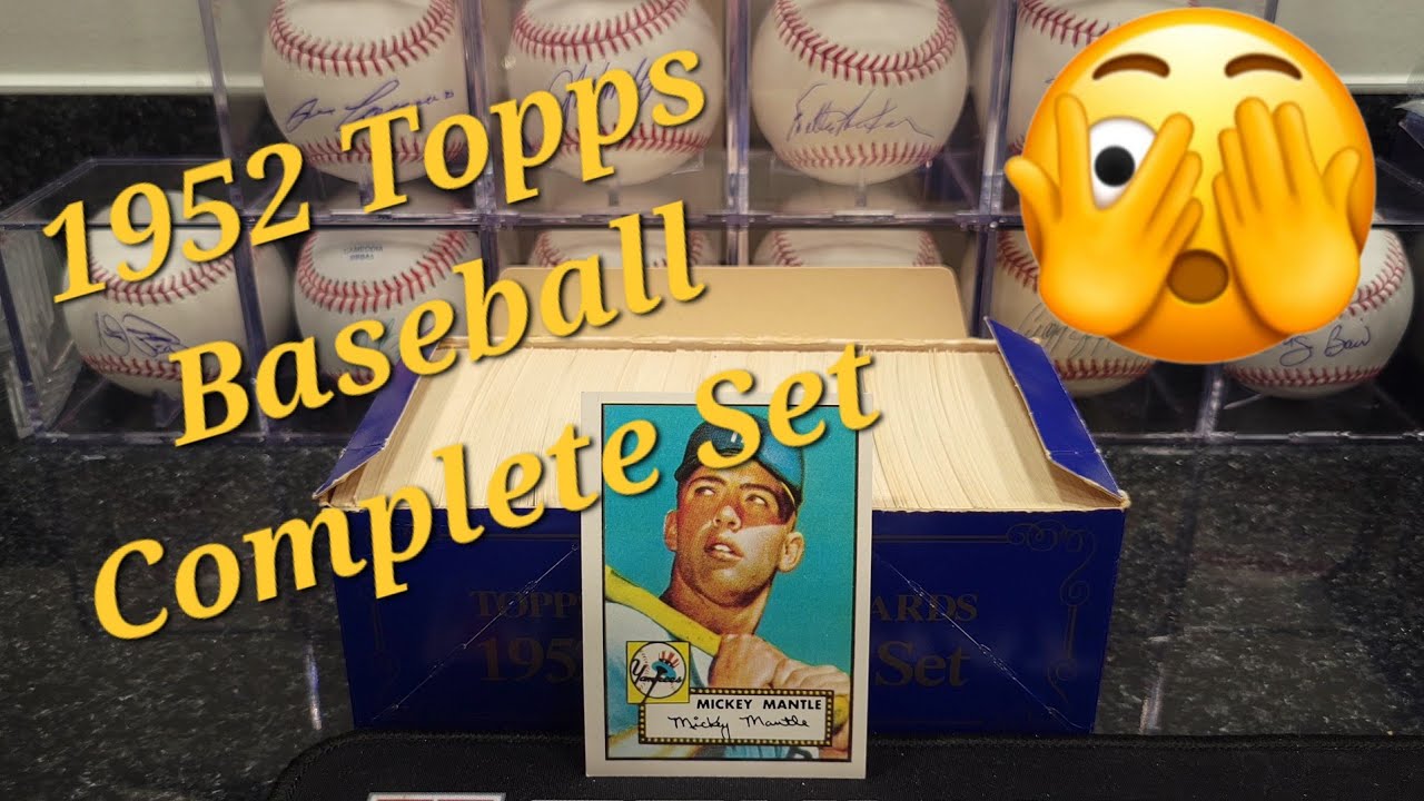 1952 Topps Baseball Set... Well, sort of... 🤥 - YouTube