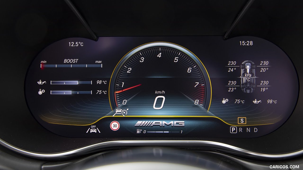 GTA V - Mercedes Benz AMG Speedometer / Dials Mod/Script - YouTube