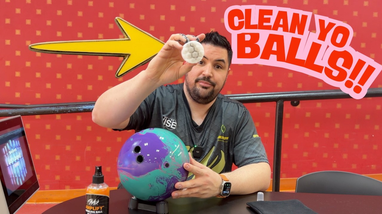 How To Clean Your Bowling Ball & WHY We Clean Them! Easy Way To ...