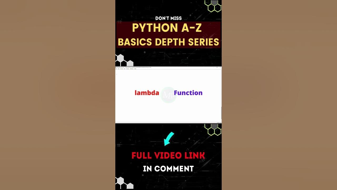 Lambda Function In Python Telugu Pythontelugu Computereducation Shorts Pythonintelugu