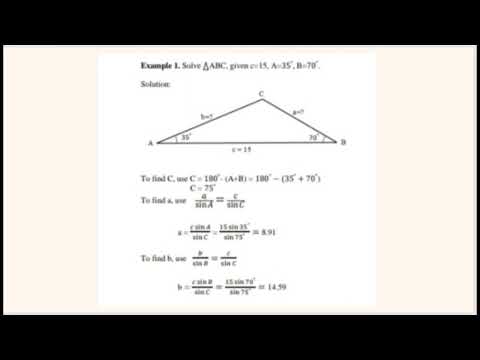 Oblique Triangle , Math tuturial///For educational purposes only - YouTube