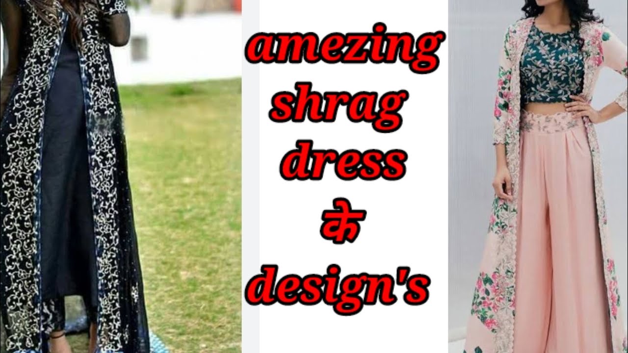 wow amazing shrag dress designs 2024/palazoshrag design /2024 trending ...