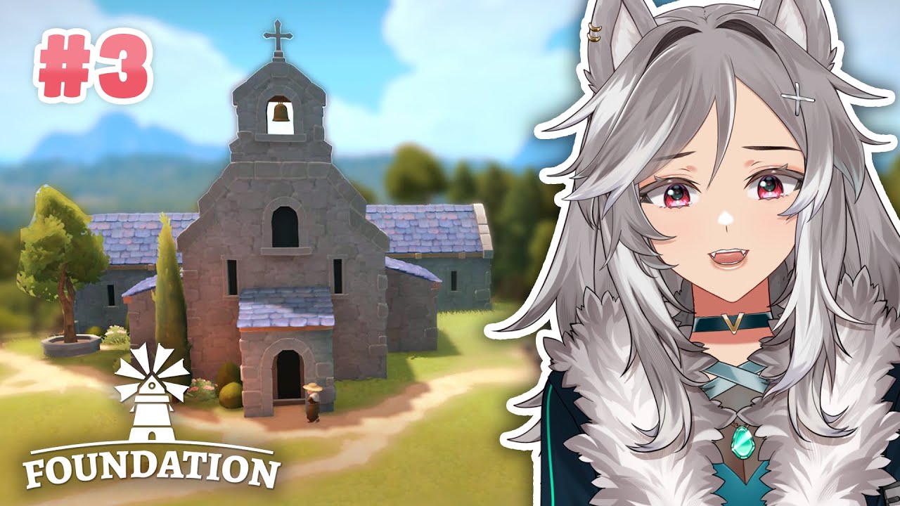 TIME TO EXPAND WITH A GRAND CATHEDRAL! 🕯️ Let's Play Foundation - Day 3 ...