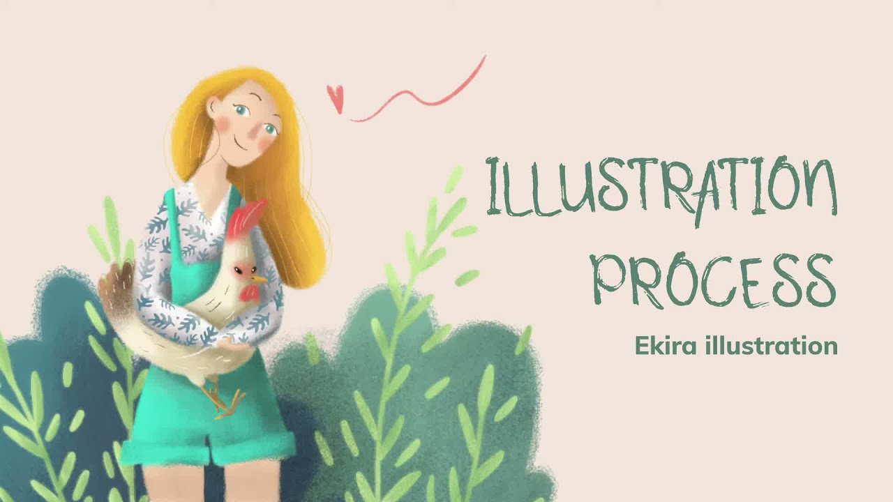 Affinity Designer illustration process | Speed up tutorial - YouTube